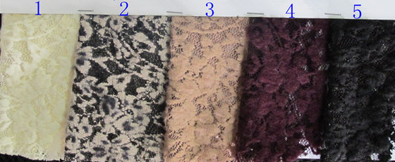 Water Soluble Brushed Lace Rayon Nylon Spandex Fabric For Upholstery CY-LQ0028