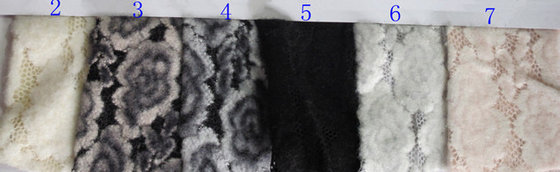 Jacquard Brushed Lace Anti-Static Fabric With 140cm Width SGS CY-LQ0041