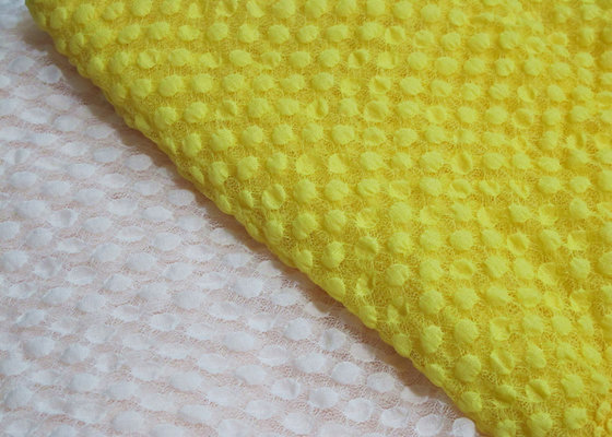 White Stretch Lace Fabric 