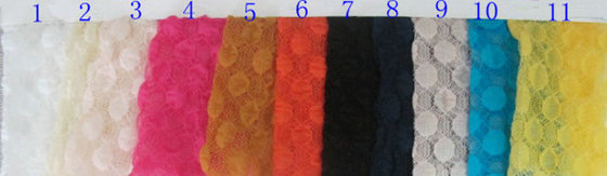 White Stretch Lace Fabric 