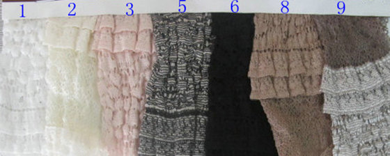 Delicate Grey Stretch Lace Fabric For Nightwear , Bedding Textile SGS CY-LW0182