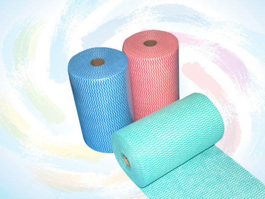100% Polypropylene Printed Non Woven Fabric For Packaging Bags / Garment / Shoes