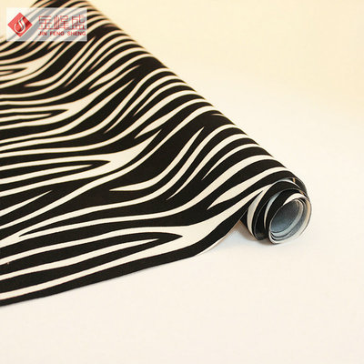 Striped Velvet Upholstery Fabric Flocking Material with Polyester Non Woven