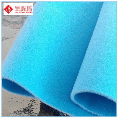 Light Blue Fashion Polyester Non Woven Fabric For Jewelry Box / Glass Box / Gift Box Insert