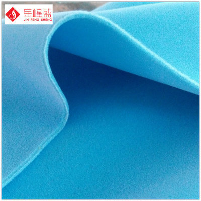 1.5m Width Polyester Non Woven Fabric Flock Velvet  For Sofa / Chair Upholstery Fabrics