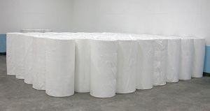 Cross Lapping 90% Viscose 10% Polyester Spunlace Non Woven Fabric Products