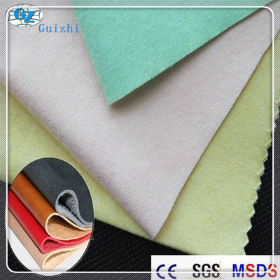 Cross Lapping Faux / Imitation / Synthetic Leather Fabric 80GSM - 300GSM