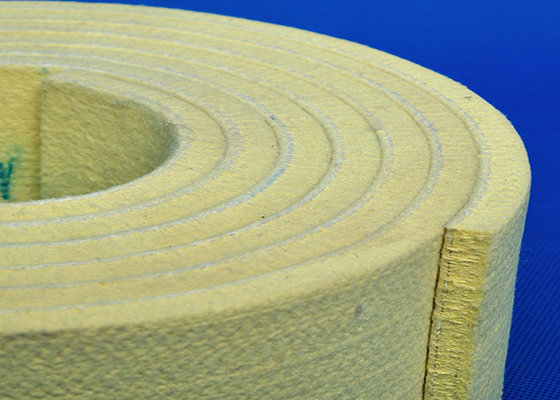 Yellow 8mm Kevlar Pad Polyester Felt Fabric High Temp for Cooling Bed