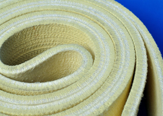 Needle Punched Kevlar Felt Fabric Aramid Conveyor Belt with 10mm Thickness