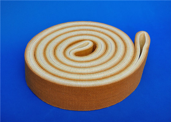 Brown High Temperature PBO and Kevlar Conveyor Belt for Initial Table