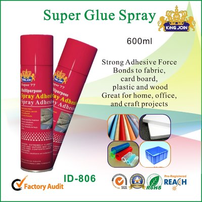 Industrial Cleaning Supply , Fabric Spray Glue With Strong Adhesive Force