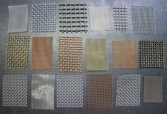 Custom Bronze Brass Wire Mesh Filter Sieve , Width 0.6m - 1.3m / Wire Mesh