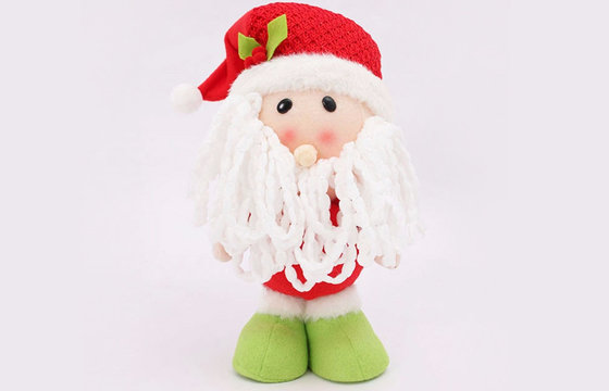 30CM Customizable snowman doll plush Holiday stuffed Toys Of Fiber cotton