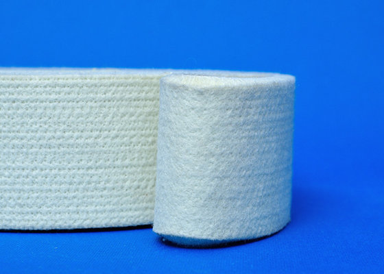 200Degree White Polyester Needle Felt Industrial Felt Fabric Roller Tube for Aluminum Extrusion, 10mm thickness