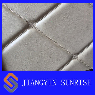 Colorful Faux Leather Upholstery Fabric By The Yard 0.7mm Thickness