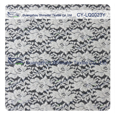 Thick Brushed Bridal Lace Cotton Nylon Fabric For Lady Winter Dress