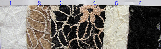 Flower Elastic Lace Fabric