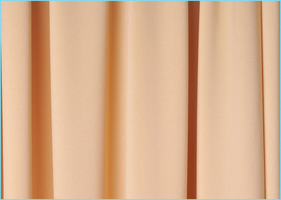 Apricot 100D Stretch Elastic Polyester Spandex Fabric / 4 Way Stretch Fabric 1.7m*180gsm