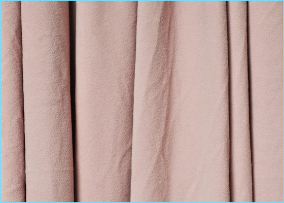 One Side 4 Way Stretch Brushed Spandex Fabric / Polyester Spandex Fabric  1.5m*210gsm