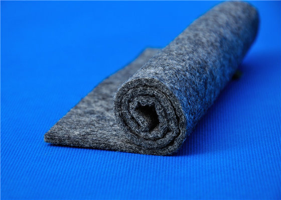 Dark Grey Waterproof Non Woven Felt Industrial Felt Fabric for Mattresses , Toys