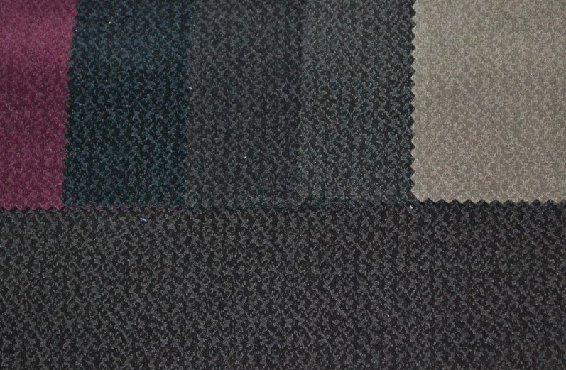 Purple Brown Corduroy Dressmaking Fabrics 65% Polyester 35% Nylon