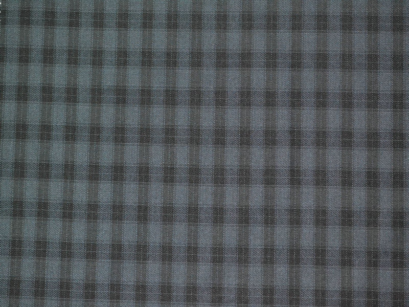 Plaid TR Suiting Fabric 60% Polyester 40% Rayon Cloth xyg1324