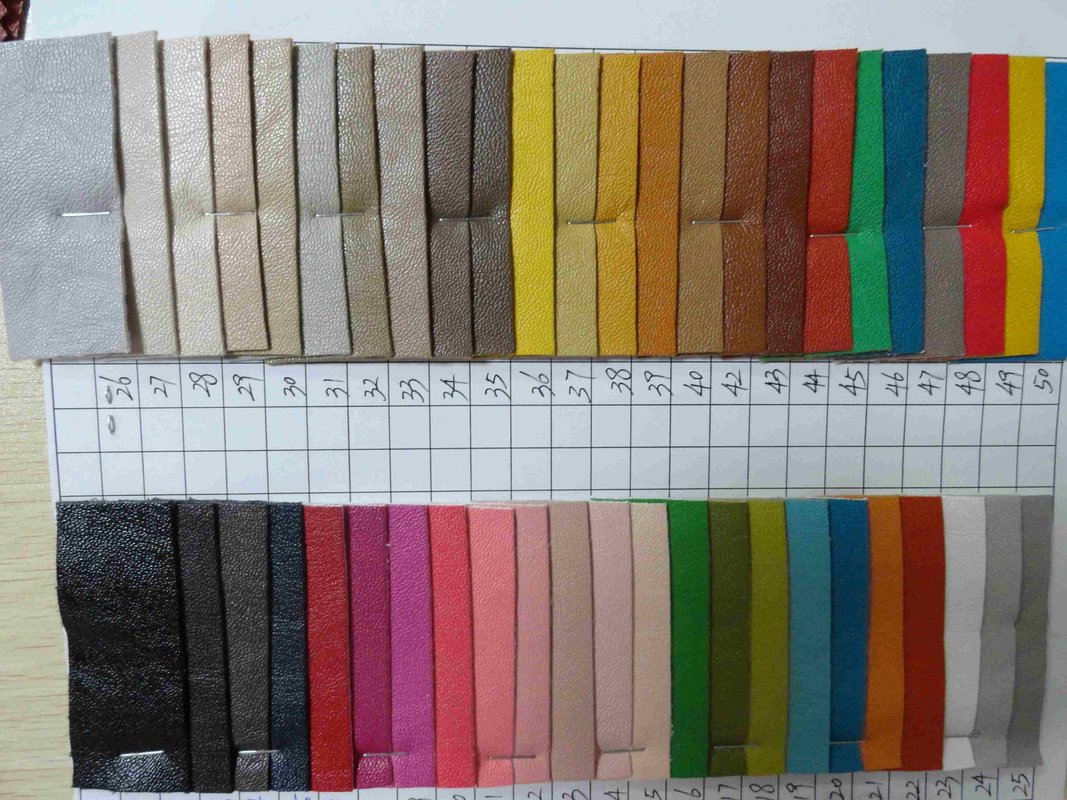 Soft Hand Feeling 0.8-1.2mm Thickness PU Leather Cloth For Bags,Home Textile,Decoration