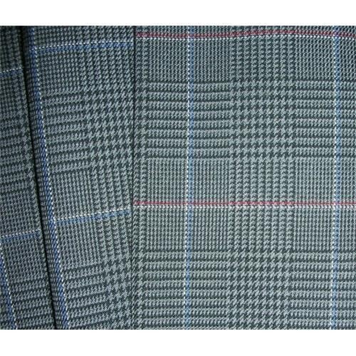 Poly rayon plaid yarn dyed fabric, TR  fabric  , TR plaid  fabric