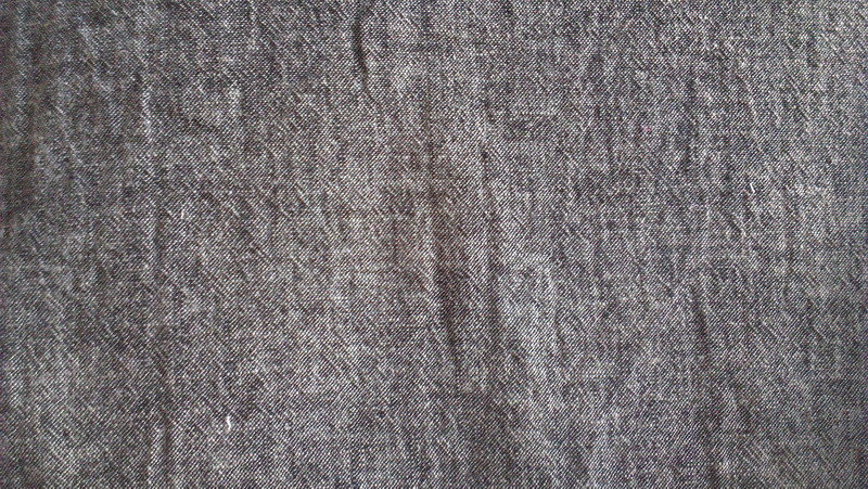 Linen rayon woven yarn dyed washed chambray coat fabric