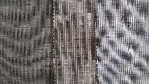 100%Cotton Linen Blend Fabric Yarn Dyed man suit jacket fabric tweed fabric