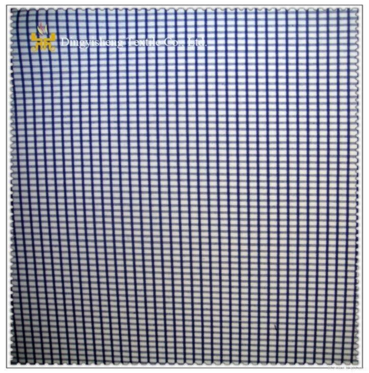 Blue With White Plaid Tc Shirting Fabric