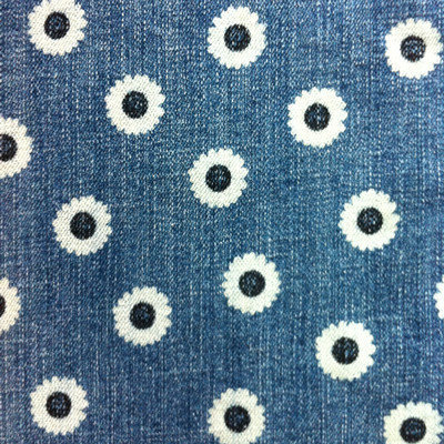 090520-17 74%Cotton 25%Poly 1%Spx Printing Denim