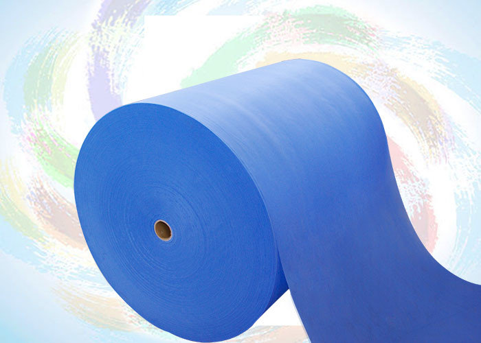 Blue PP Spunbond Non Woven Medical Fabric Waterproof Disposable Polypropylene Fabrics