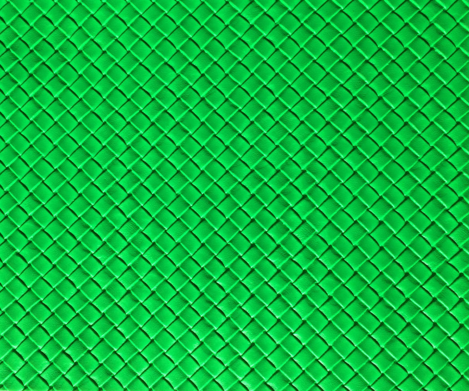 Waterproof Green Faux Leather Fabric For Handbags With Lattice Texture