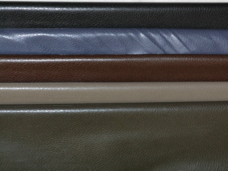 Artificial Imitation Leather Fabric PU Fabrics 60% Polyester 40% PU