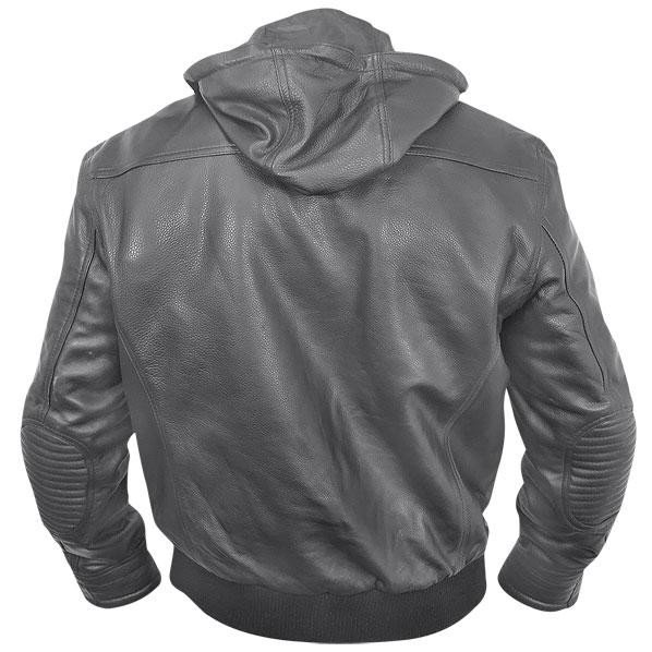 2012 men's new style hooded windproof imitation leather jacket