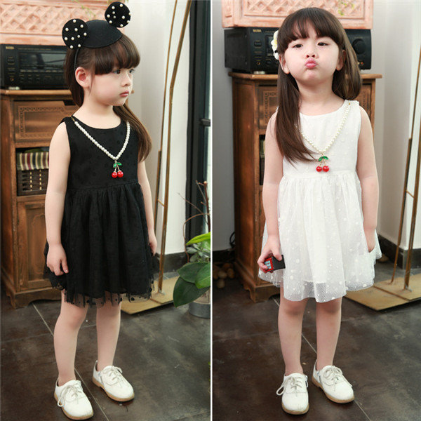 girls lace cotton party dress