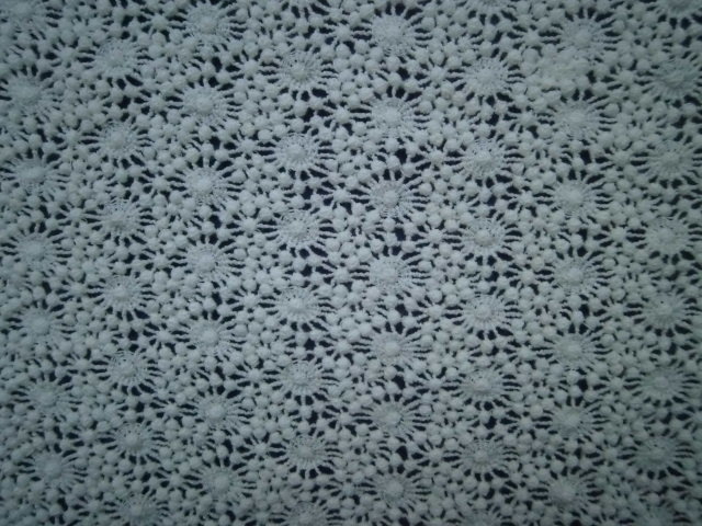 flower water soluble African lace fabric (Item No. HF-C1243#)