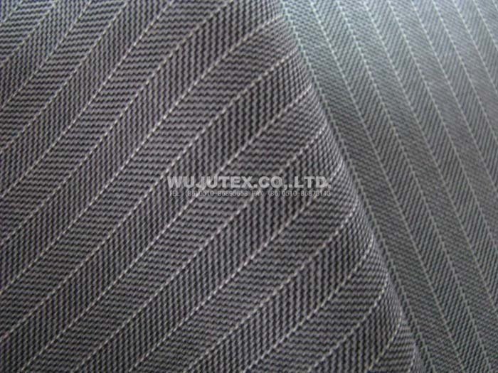 Yarn Dyed T/R 83%Polyester 17%Viscose Herringbone Fabric with Wool Like Finish