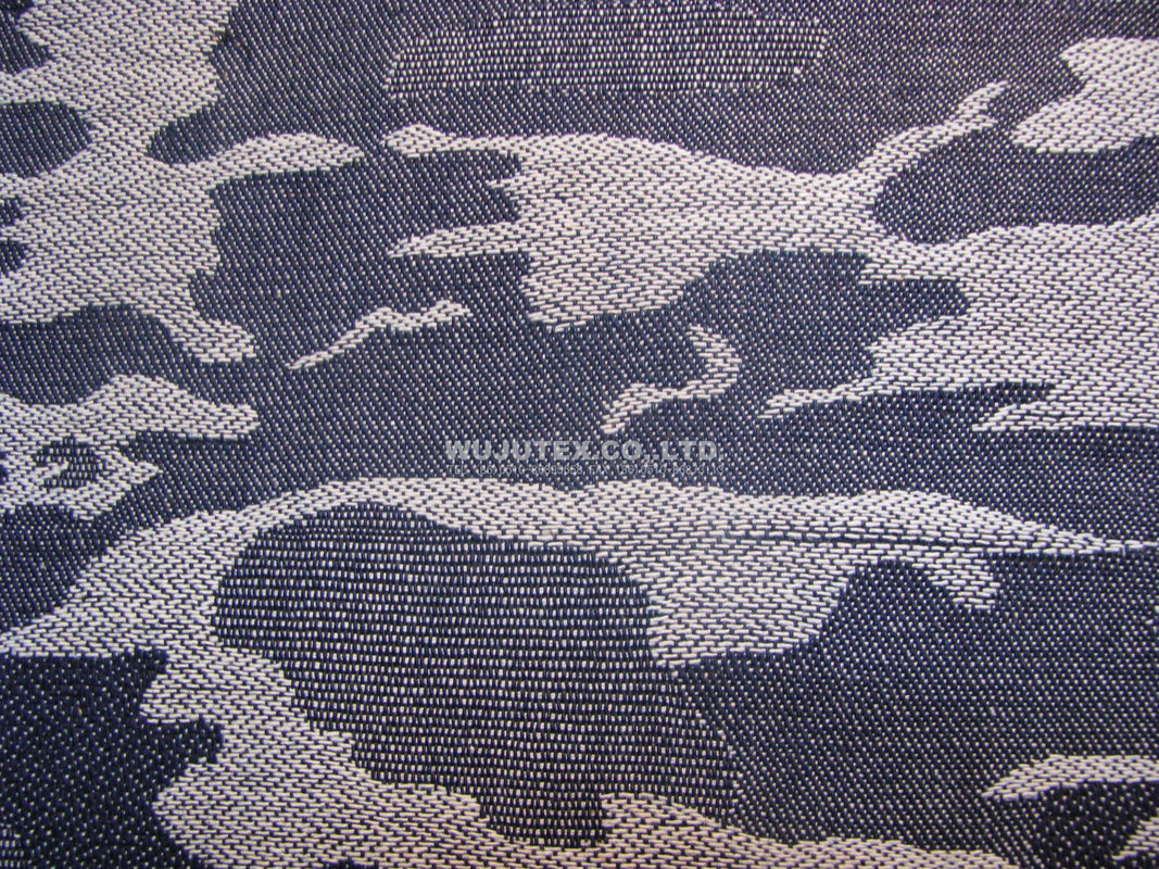 100% Cotton Printed Jacquard Woven Fabric  Width 58 / 60 inches Soft Fabric