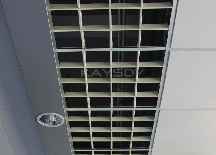 Interior Decoration 10mm Aluminum Ceiling Grid Construction Material With Powder Spraying
