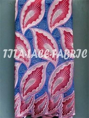 Embroidery Lace Fabric in African Style