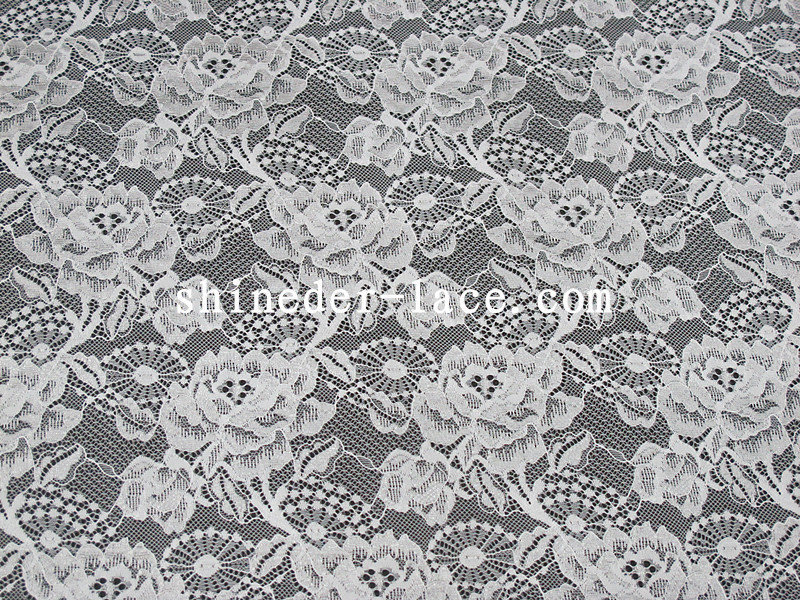 150cm width nylon lace fabric floral/special leaf pattern for women's garment SYD-0170