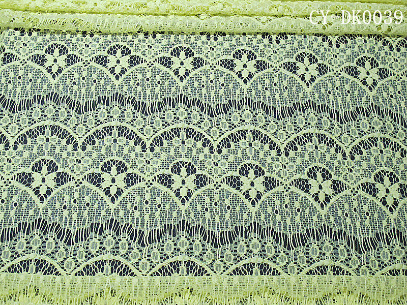 New arrival nylon hollow scalloped fabric lace dress garment accessory(CY-DK0039)