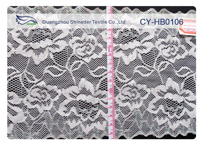 OEM / ODM Design Nylon Lace with Elastic Material For Shirt CY-HB0106