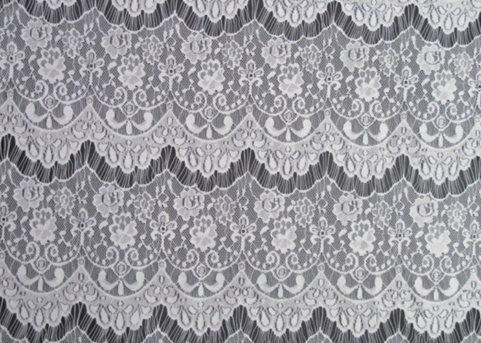 Jacquard Nylon Lace Fabric , 100% Nylon / 145cm Width CY-DN0002