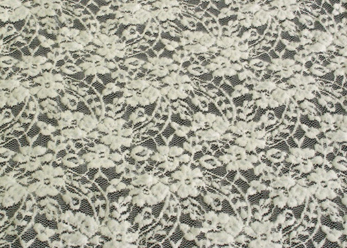 Water Soluble Brushed Lace Rayon Nylon Spandex Fabric For Upholstery CY-LQ0028