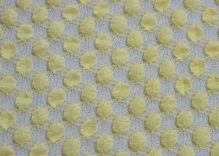Bubble Design Flexible Stretch Lace Fabric 30% Nylon 10% Spandex 60% Cotton CY-LW0667