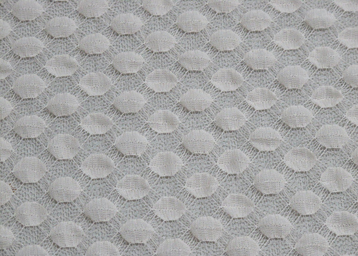 White Stretch Lace Fabric 