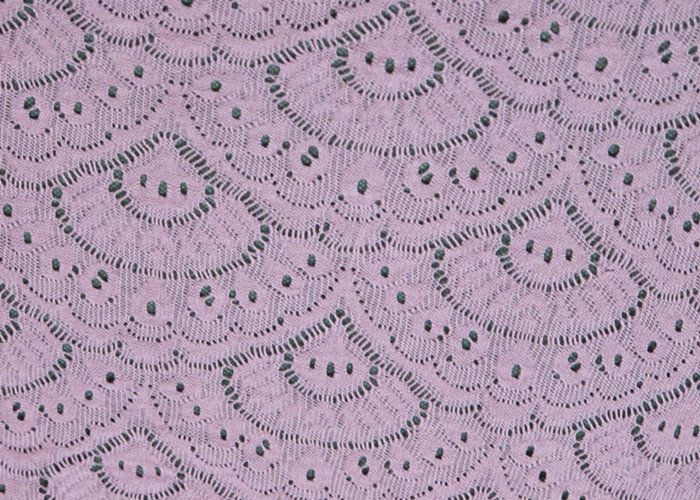 Fan Shaped Lace Fabric , 150CM Width for Ladies Garment CY-CT8521